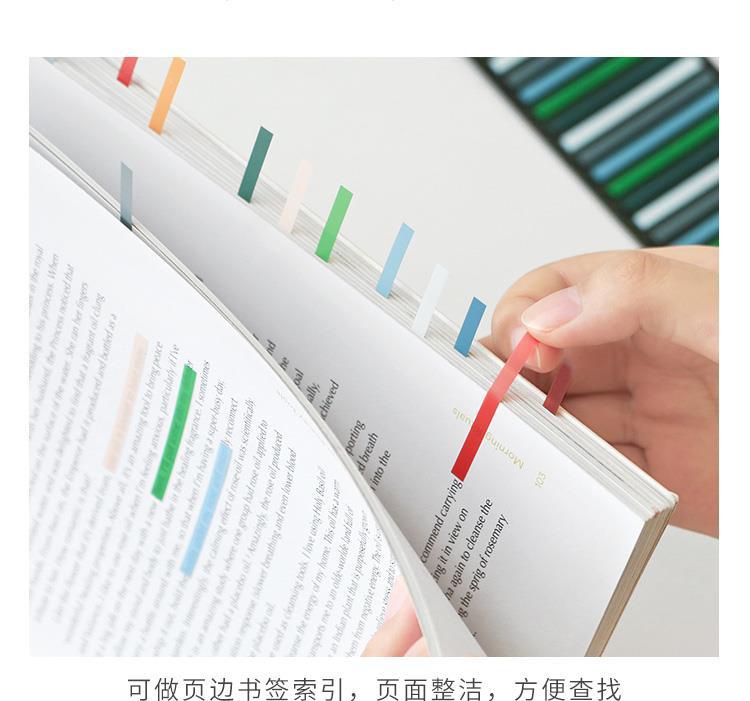 ENWEI 300 Pcs [Slender Strip Series] Simplicity Journal Sticky Notes ...