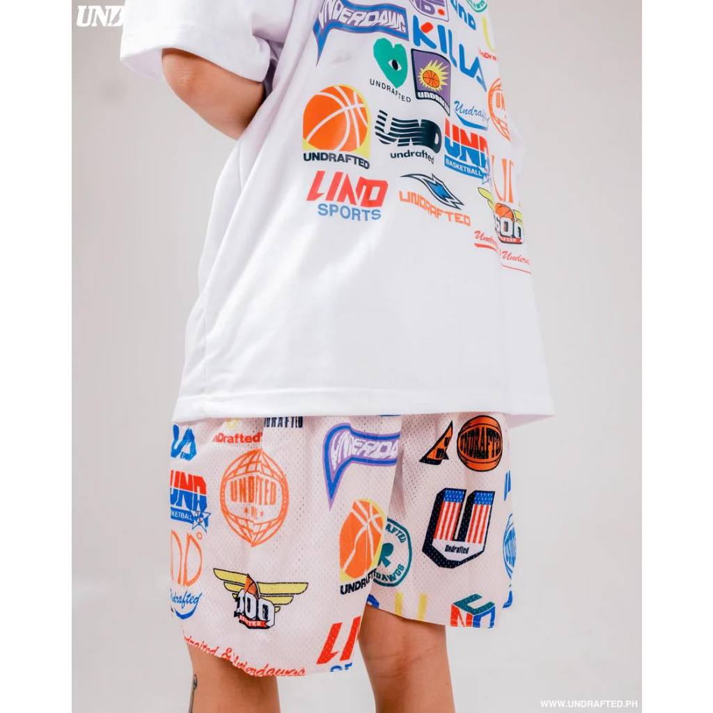 ALL LOCAL BRAND - Undrafted "LOGOS" Mesh Men Short (Cream) | Shopee ...
