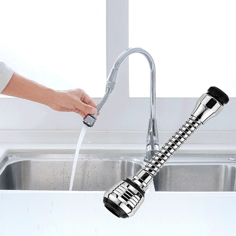 Kitchen Water Faucet Bubbler Water Saving High Pressure Filter Tap 360 ...