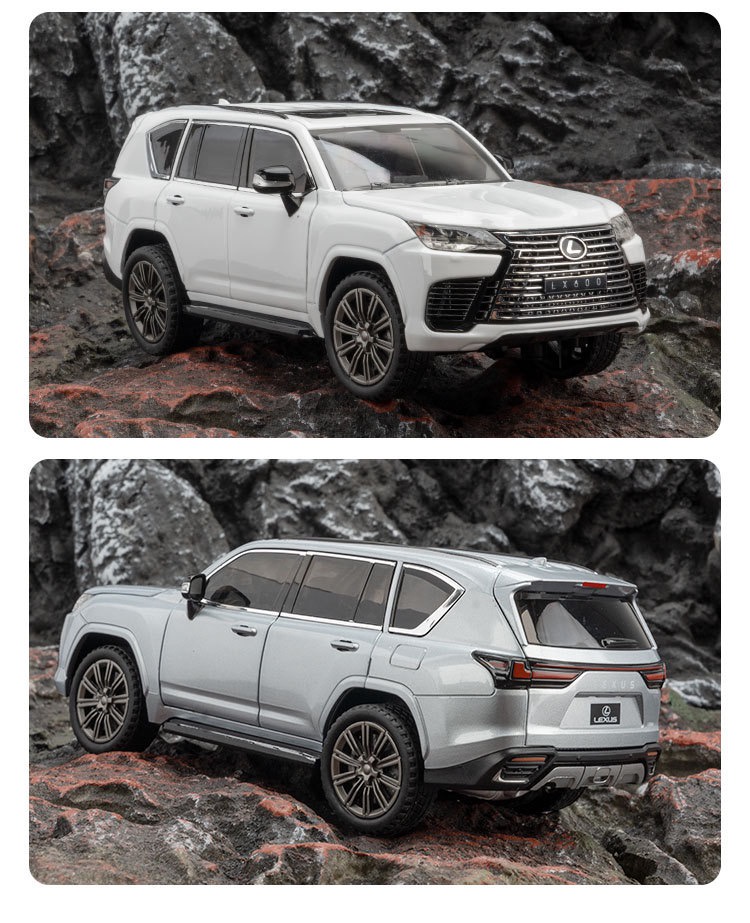 1:24 Scale Diecast Lexus LX600 Alloy Car Model,Lights Up,Sounds,Open ...
