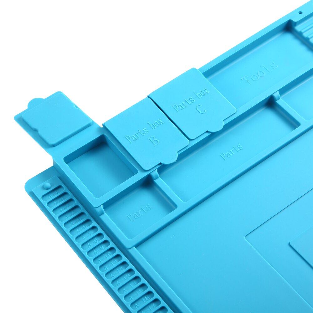 45*30cm Silicon Insulation Soldering Mat 500℃ Heat-Resistant Repair Pad ...