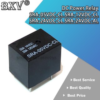 2PCS 5V 12V 24V 20A DC Power Relay SRA-05VDC-CL SRA-12VDC-CL SRA-24VDC ...