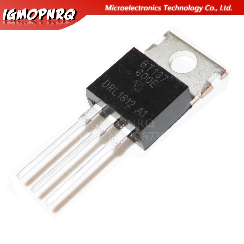 10pcs BT137-600E BT137 BT137-600 600V Triacs RAIL TRIAC TO-220 new ...