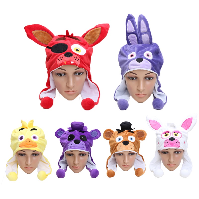 Five Nights at Freddy Toys Cartton Cosplay Cap Freddy Foxy Chica Mangle ...