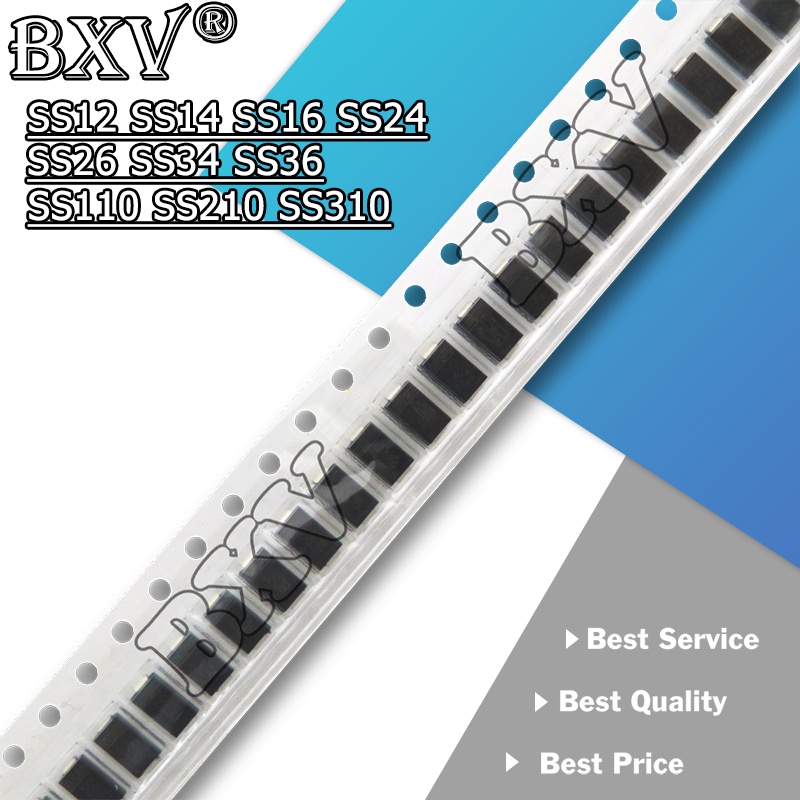 100PCS 1N5819 SS14 1N5822 SS34 SR160 SS16 1N5817 SS12 SR1100 SS110 SR360 SS36 SR240 SS24 SR2100 ...