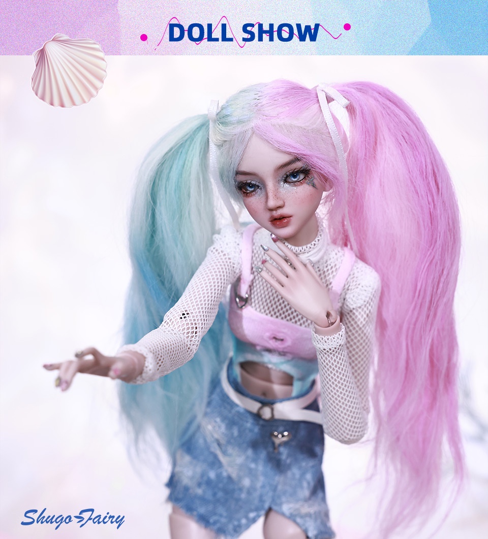 Shuga Fairy Una 1/4 BJD Doll Spray Process Fashion Lady Attractive ...