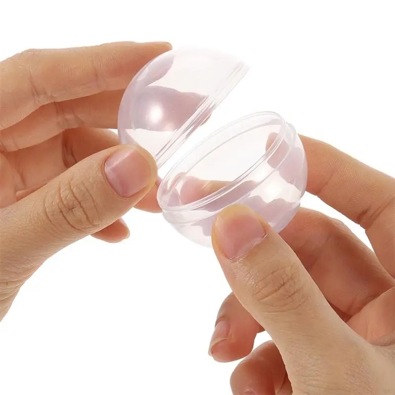 Transparent Shell Children Toy Stroage Balls / Mini Empty Fillable ...