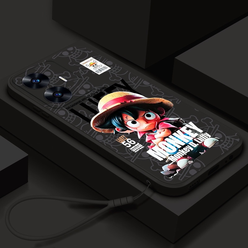 ONE PIECE Casing Realme C53 C55 C35 C30 C30s C33 Cartoon Luffy Phone ...