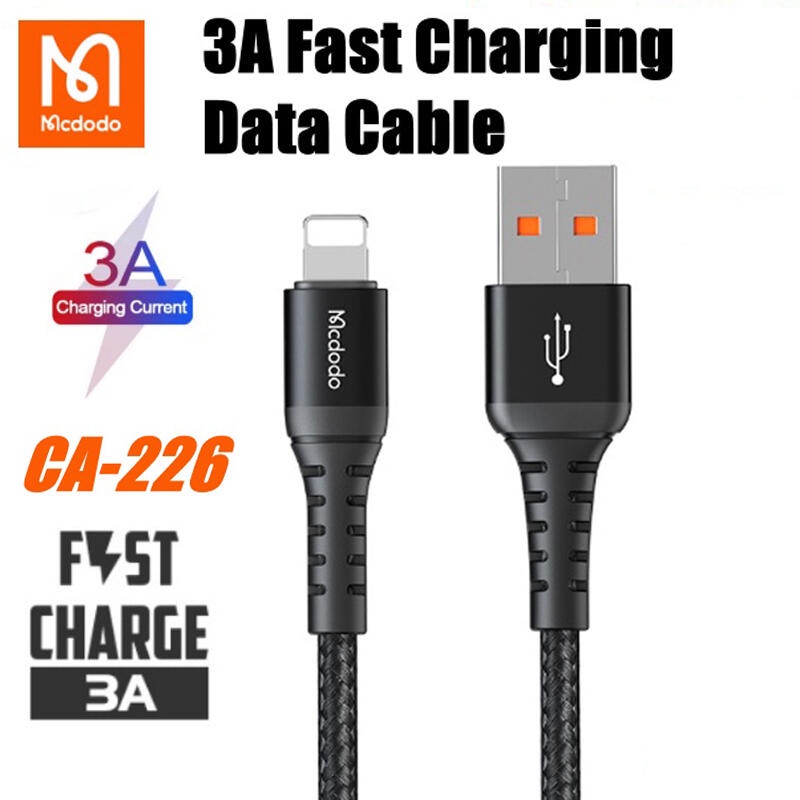(COD/24SHIP) Mcdodo 3A Flash Charge Charging Cables QC Charging Cable ...