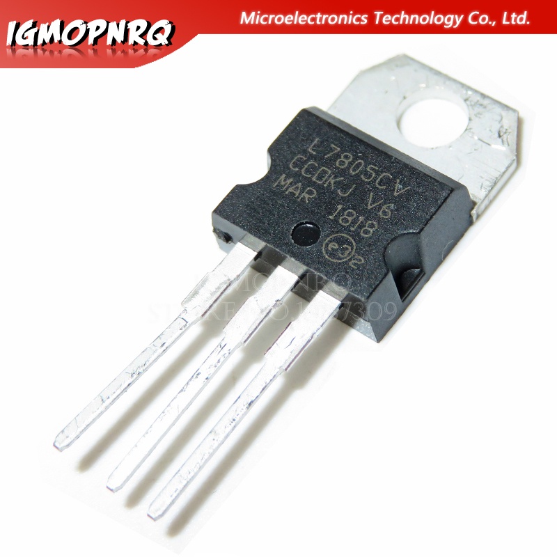 10pcs L7805CV L7805 KA7805 MC7805 Voltage Regulator 5V 1.5A TO-220 new ...