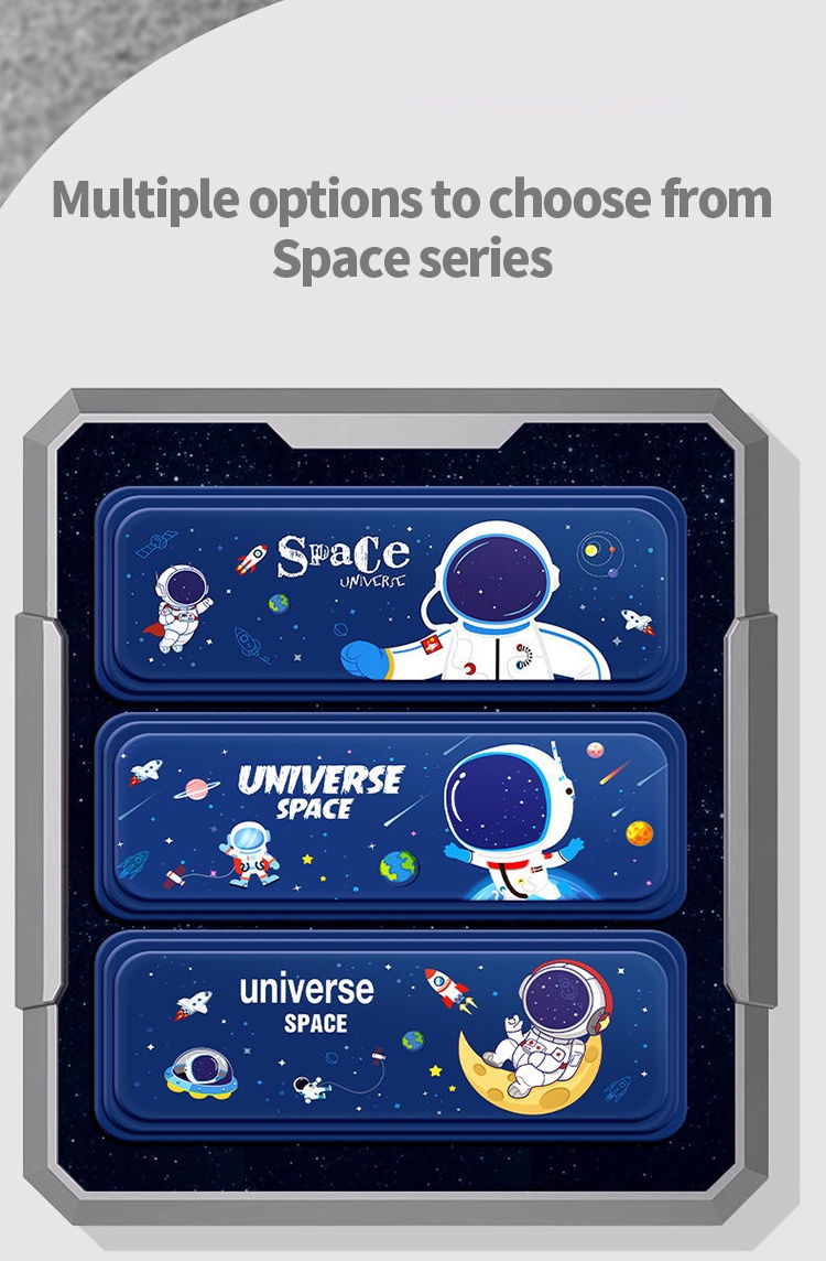 Large-Capacity Pencil Case With Password Lock Cute Cartoon Password ...
