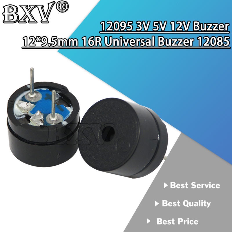 10PCS 12095 3V 5V 12V Buzzer Magnetic Long Continous Beep Tone 12*9.5mm ...