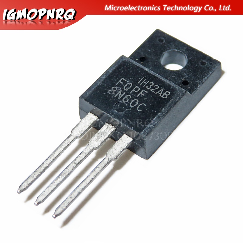 10pcs FQPF8N60C 8N60C 8N60 600V 8A MOSFET N-Channel transistor TO-220F new original | Shopee ...