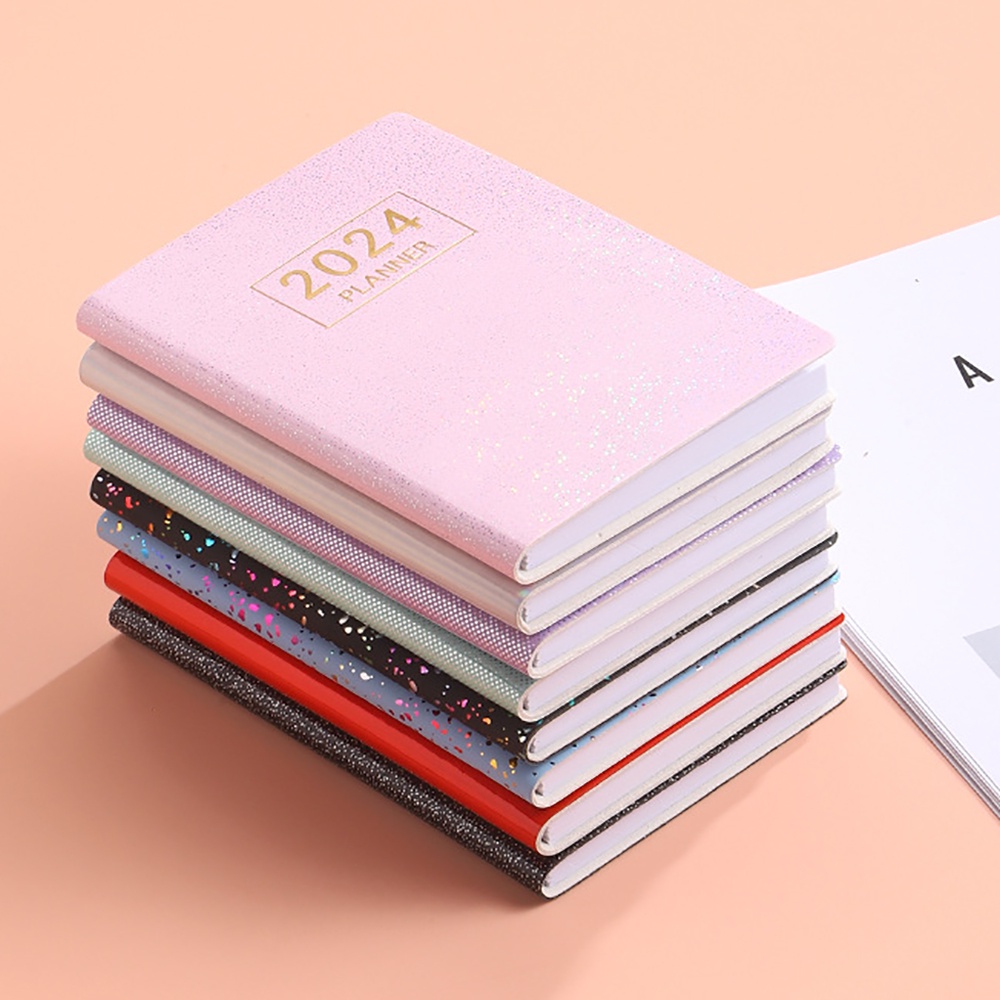 2024 A7 Notebook 365 Days Portable Notepad Daily Weekly Agenda Planner ...