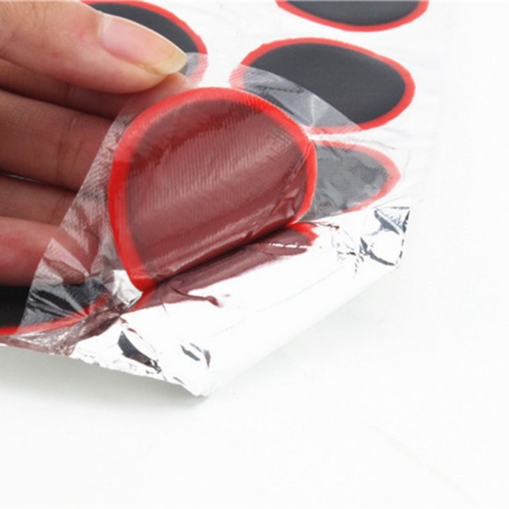 6/10/48pcs Portable Ultra Thin Rubber Tire Patches / Bicycle No Glue ...