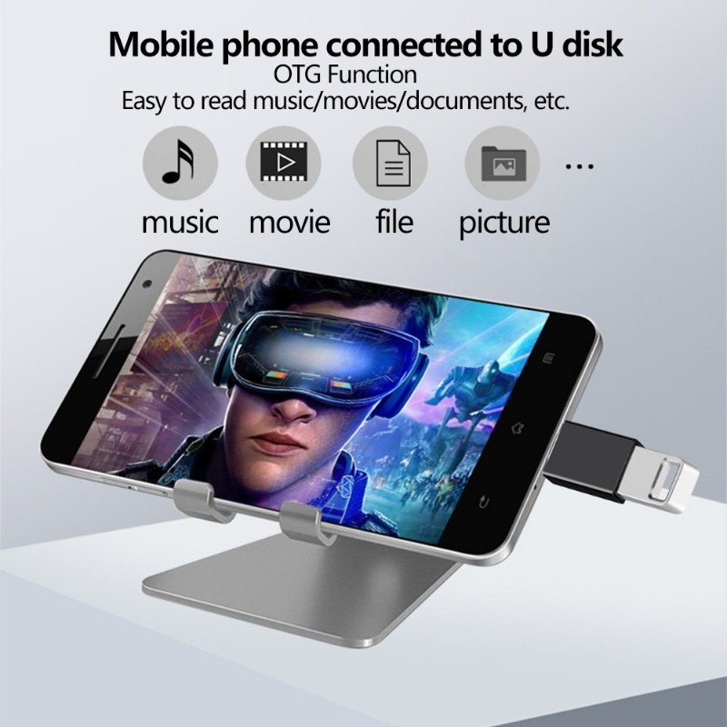 OTG Adapter USB 3.0 Type-C Micro-USB C Male To Female Converter ...