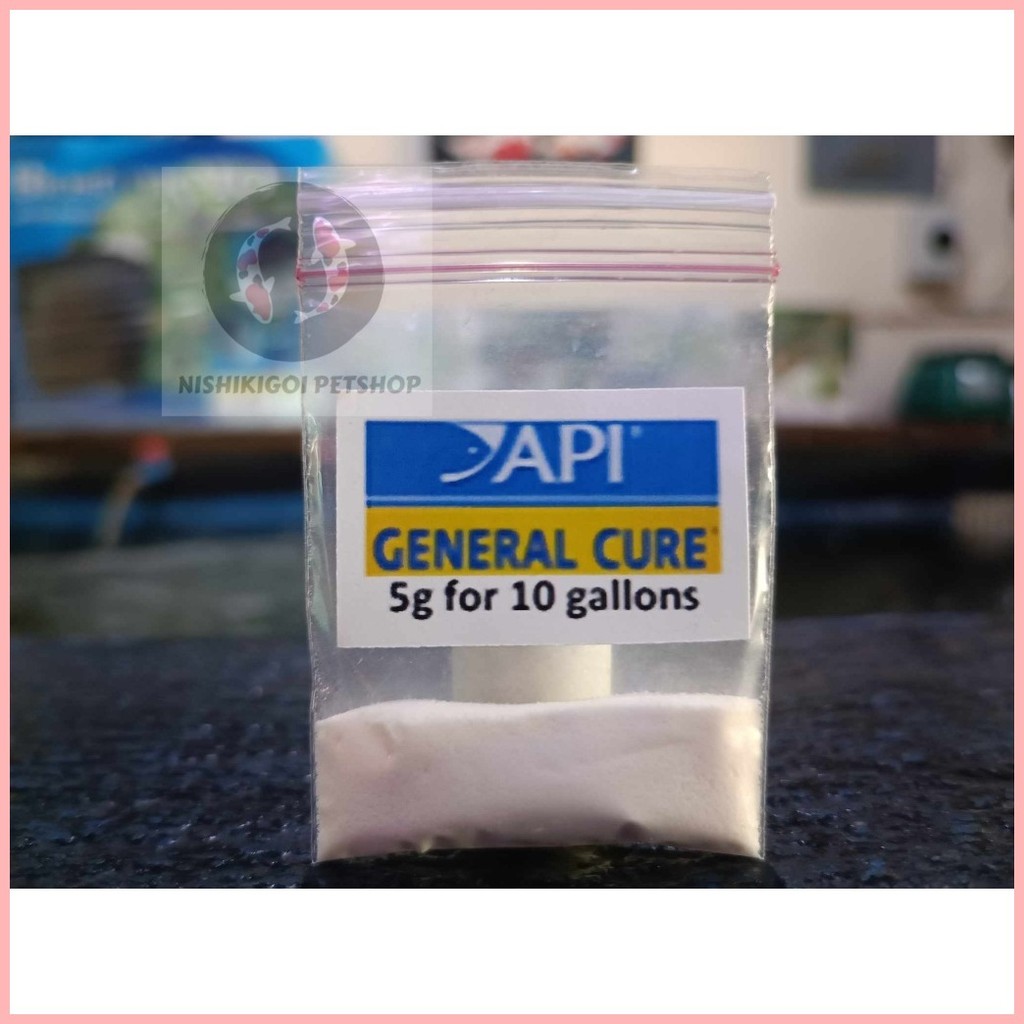 ♂ ♞API General Cure 5g sachet (For Freshwater and Saltwater) 10/2026 ...