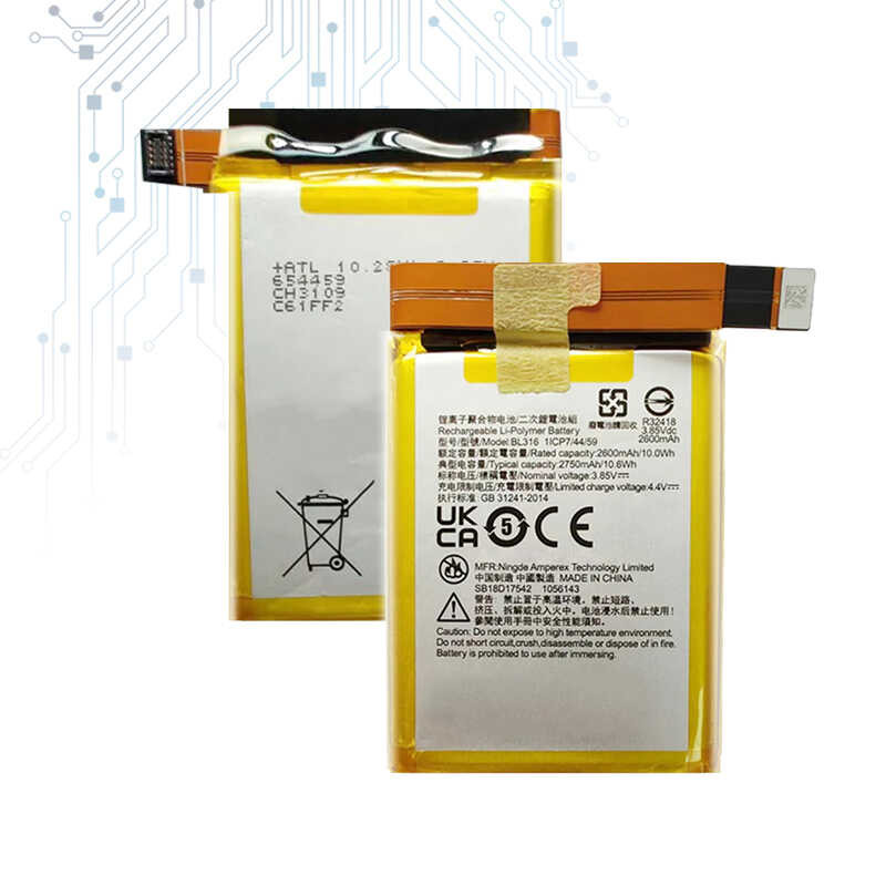 Lenovo Saver 2PRO L70081 Gaming Phone BL316 Battery 2750mAh | Shopee ...