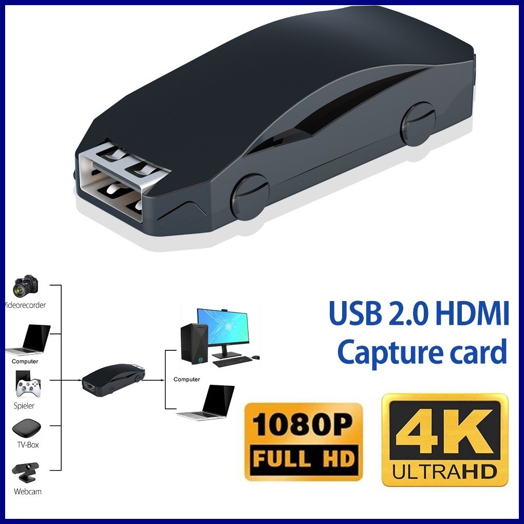 4K Input HDMI Video Capture Card USB 2.0 1080P Game Capture Card Video ...