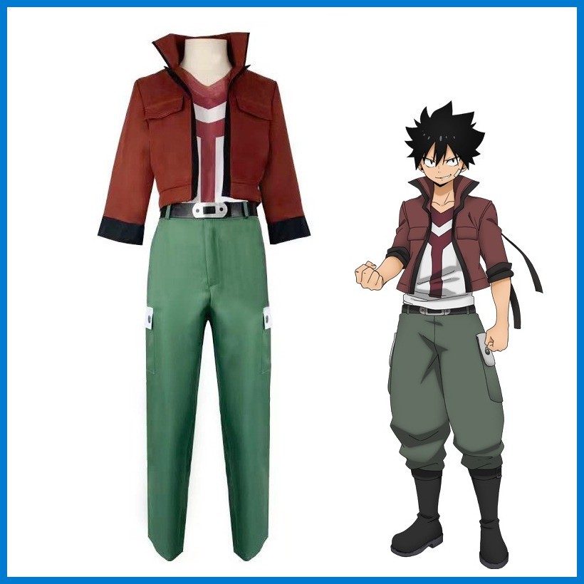 Anime Edens Zero Shiki Granbell Cosplay Costume Coat Shirt Pants Suit ...