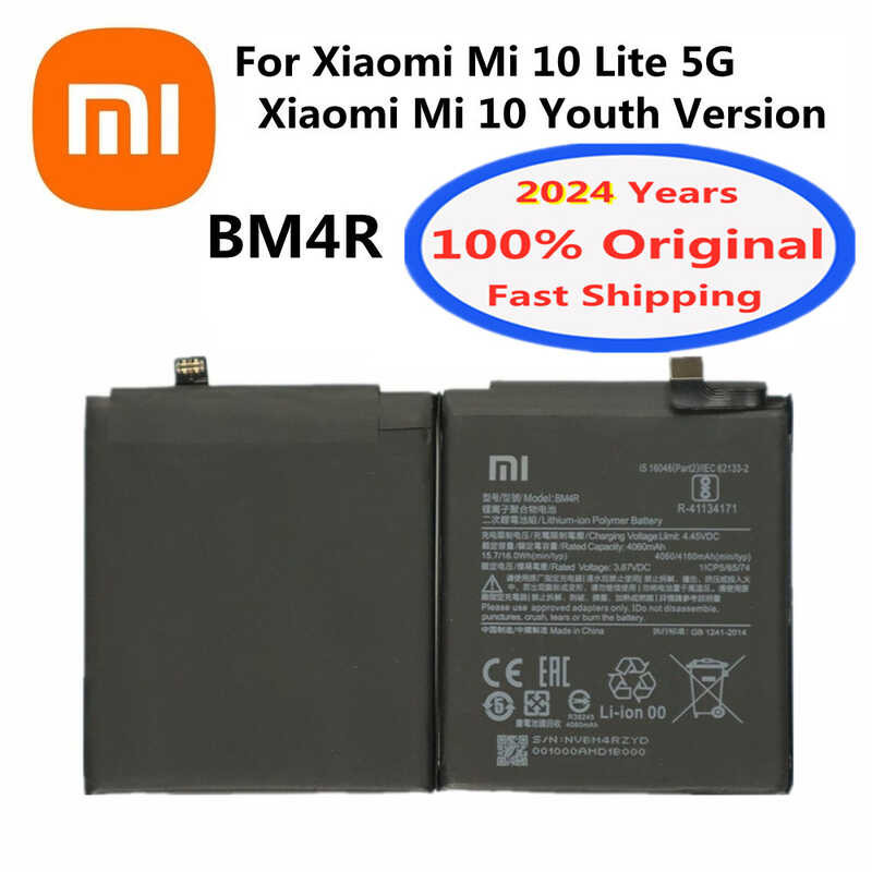 Years 2024 Bm4r Mi10 Original Battery For Xiaomi Mi 10 Lite 5G / Mi 10 ...