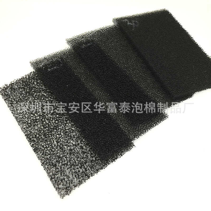 Dust 15Ppi Pore Screen Polyurethane Honeycomb Filter Sponge Black Air ...