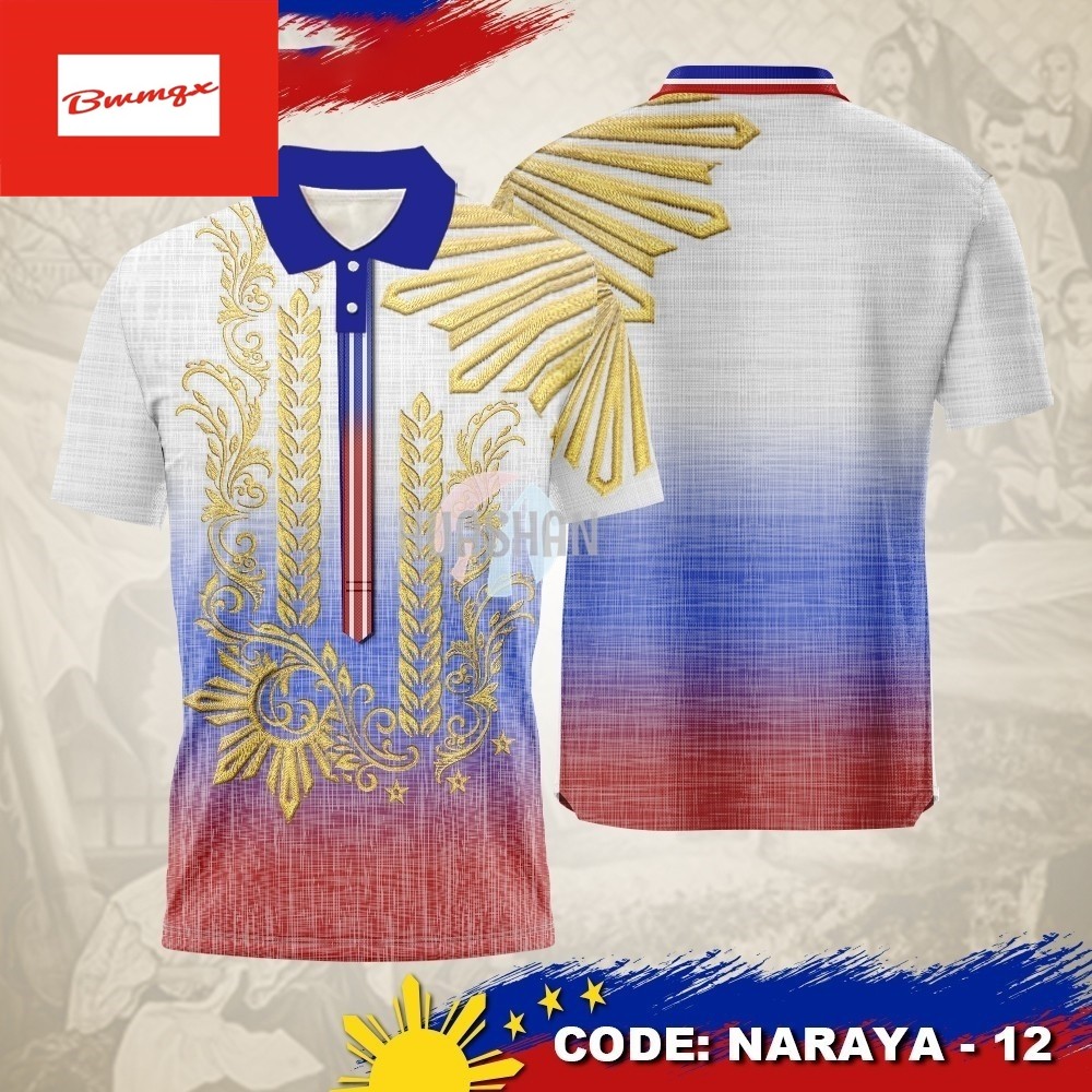 asean inspired ethnic attire barong agalog batik polo for men ...