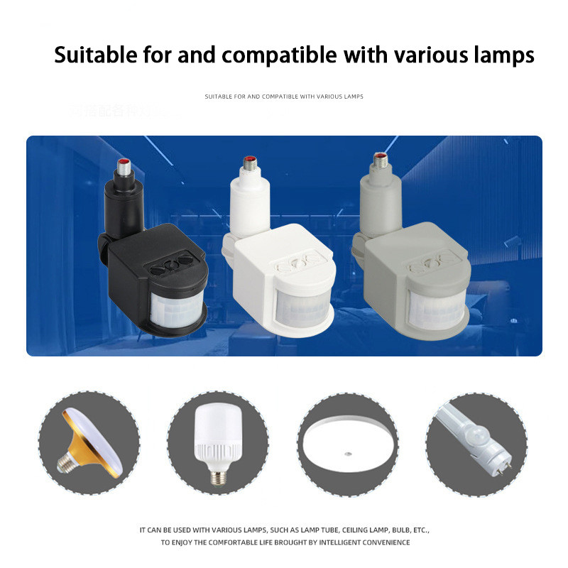 1pcs PIR Motion Sensor 220V 12V Detector Automatic Infrared 180 Degree ...