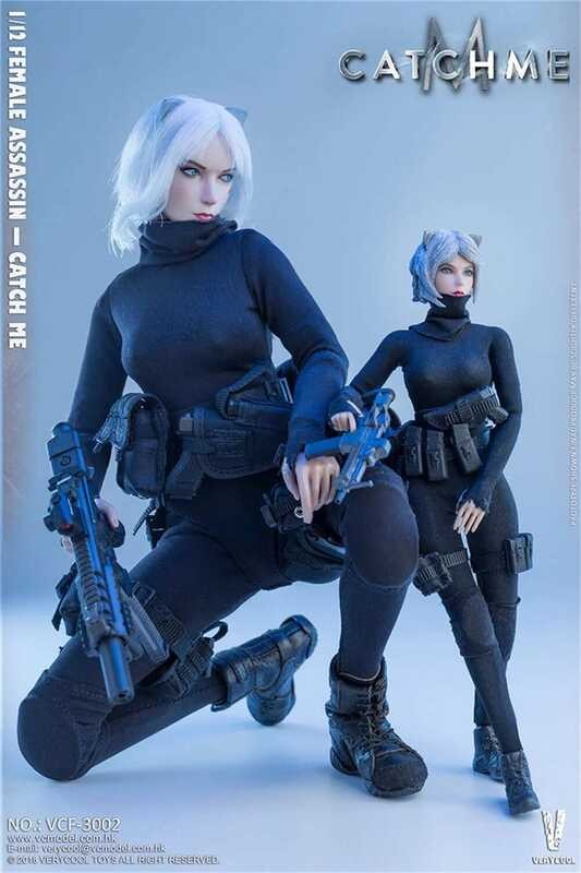 VERYCOOL 1/12Th Vcf-3002 Female Assassin Cat Body Figures With Hand ...