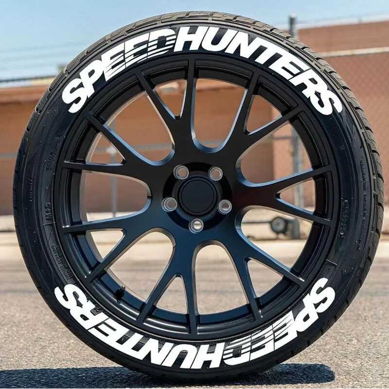 Styg 5 Permanent Car Decor 3D PVC Lettering SPEEDHUNTERS Tire Decals ...