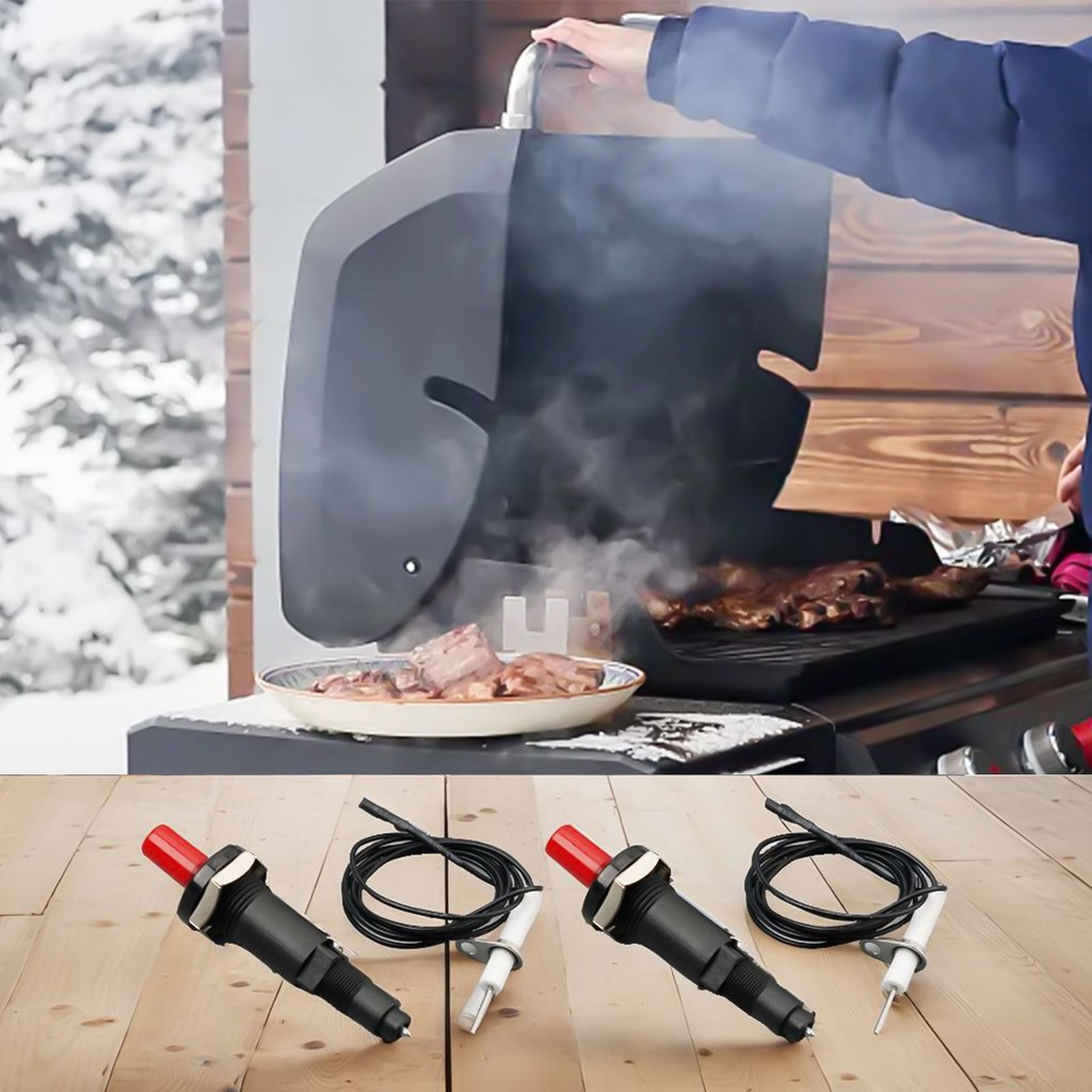 (ONMA) 2-pack Piezo Igniter Push Button Gas Fireplace Grill BBQ Stove ...