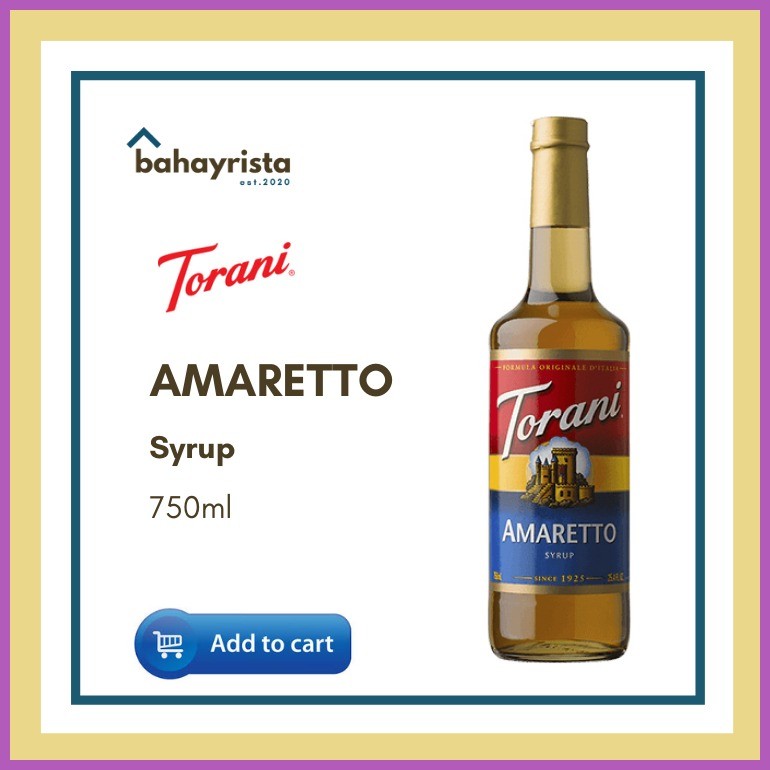 ∆ Amaretto Syrup 750ml (Regular Syrup) | Shopee Philippines