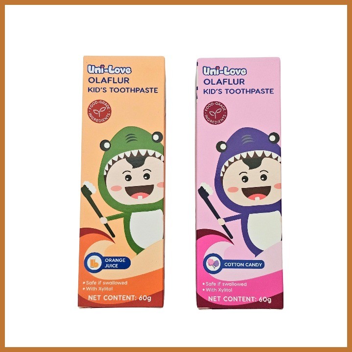 UniLove Olaflur Kid's Toothpaste (3 Years Old and Above) (Orange Juice ...