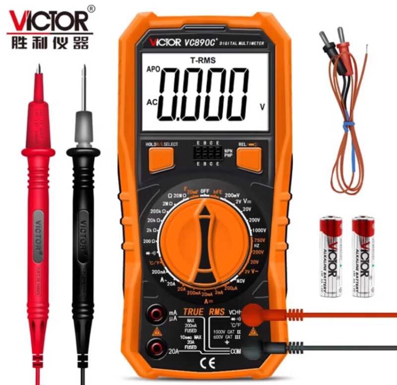 Victory multimeter/Victory VC890C+multimeter/digital multimeter ...