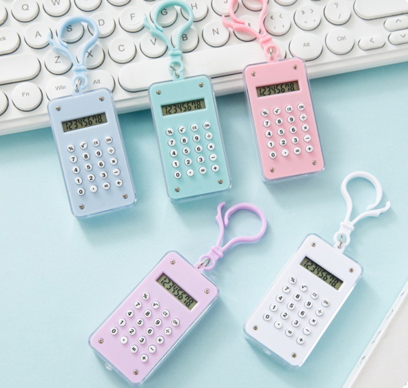 8-Digit Cartoon Mini Calculator Portable Student Office Calculator ...