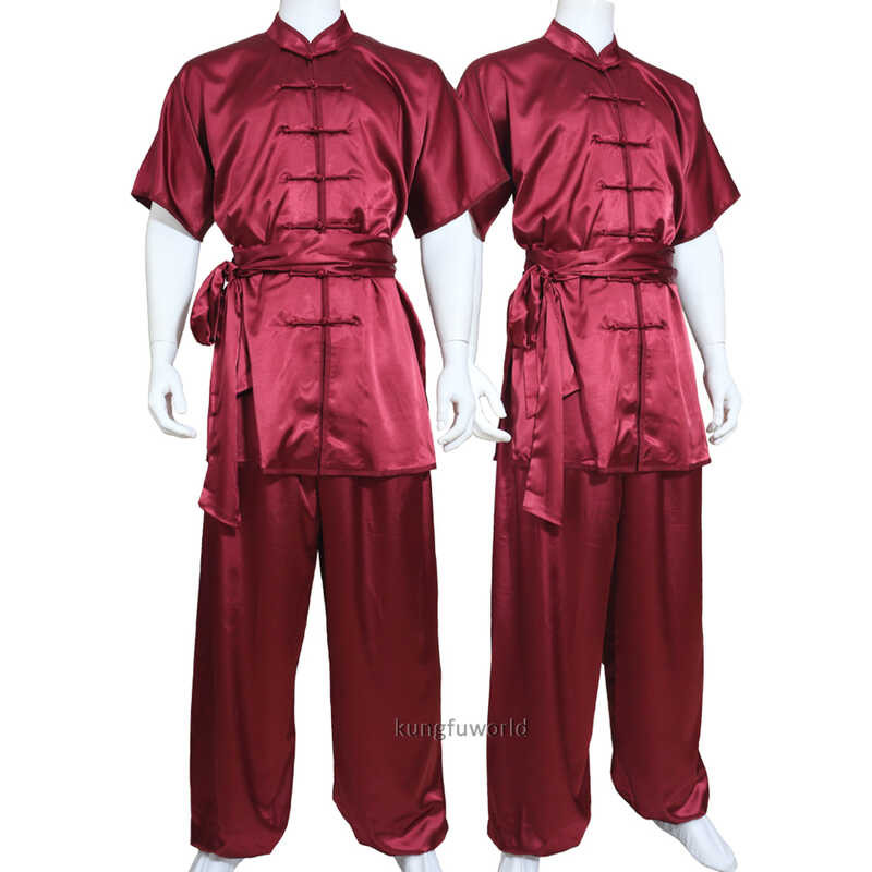 Tt Chinese Tai Chi Suit Changquan Shortsleeves Wushu Kung Fu Uniforms ...