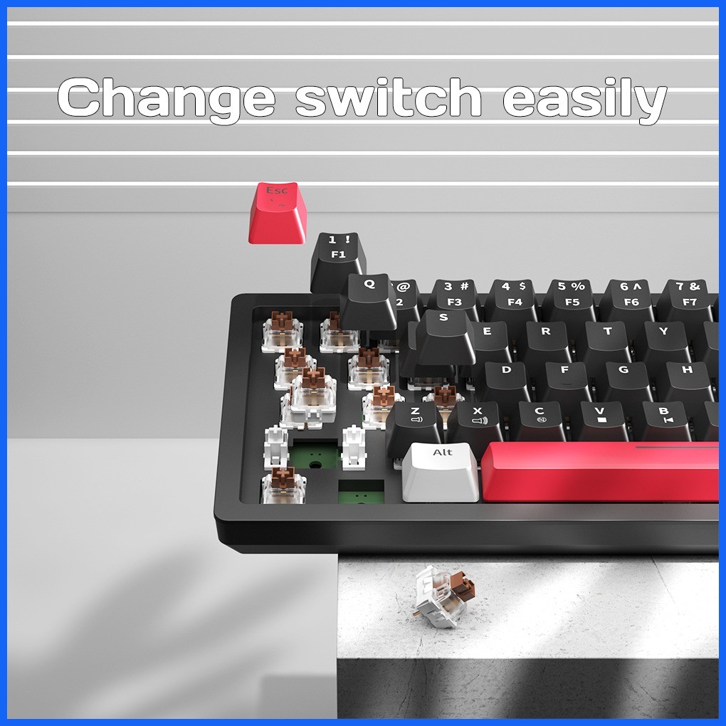 ☂ ⭐ FURYCUBE R78 Mechanical Keyboard Mechanical Keyboard With Numpad ...