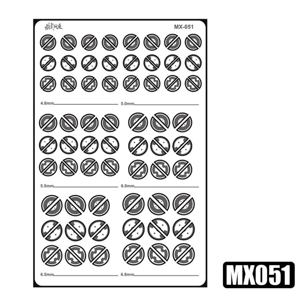 Universal Etched Sheet Groove Decoration MOSHI MX049 MX054 for Gundam ...
