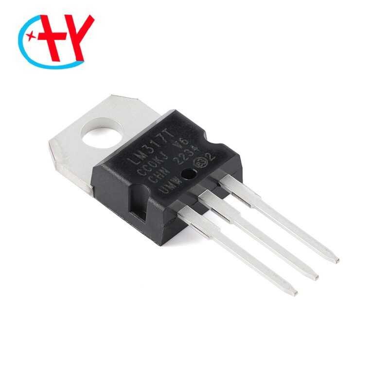 Original LM317T TO-220 3-terminal adjustable voltage regulator chip ...