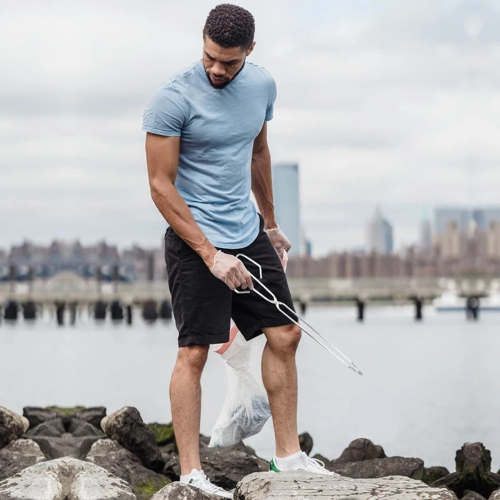 Trash Picker Heavy Duty Trash Picker Tool Metal Trash Garbage Pick Up ...