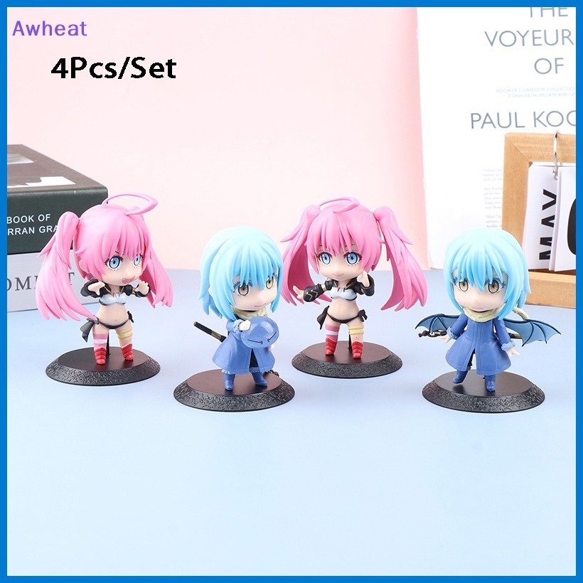 Awheat 4Pcs/Set That Time I Got Reincarnated As A Slime Action Figure ...