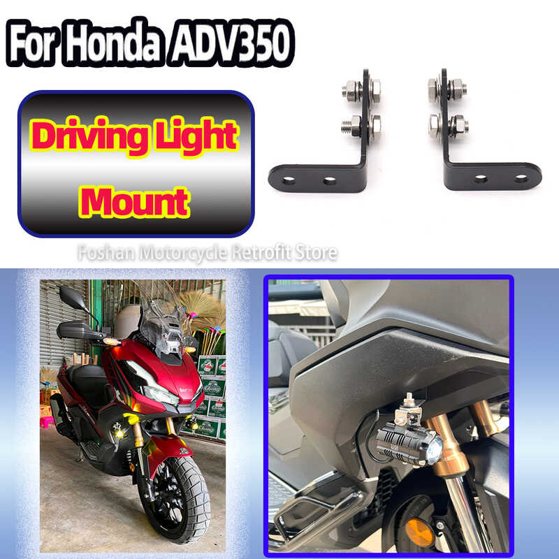 81 Driving Light Mount For Honda Adv Nss350 Adv350 2021 2022 2023 Nss 350 Spotlight Fog Light Br ...