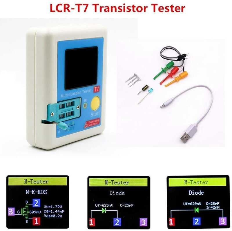 LCR-T7 T7-H Transistor Tester TFT Diode Triode Capacitance Meter LCR ...