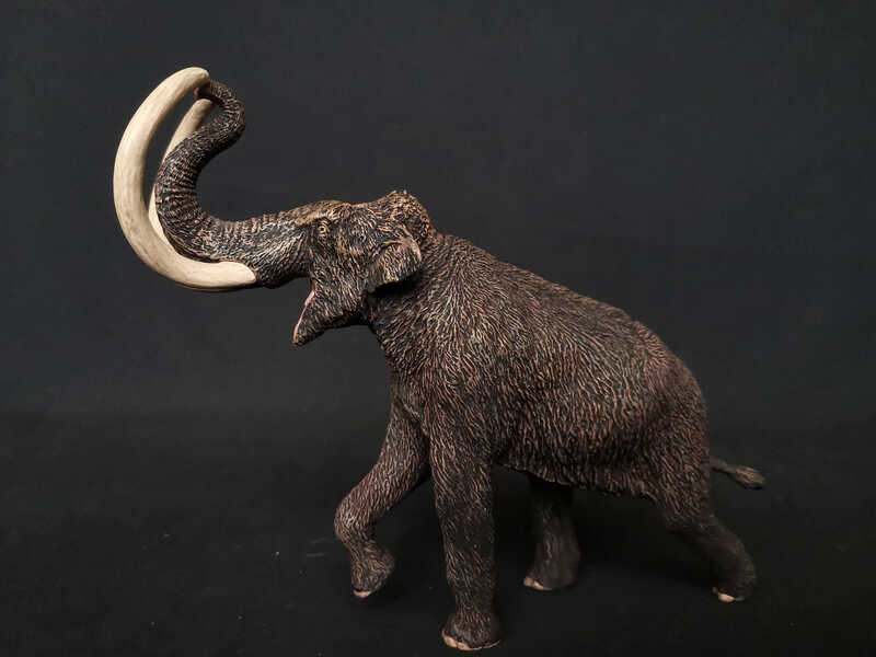 の Eofauna 1:40 Scale Steppe Mammoth Figure Prehistoric Animal Model Toy ...