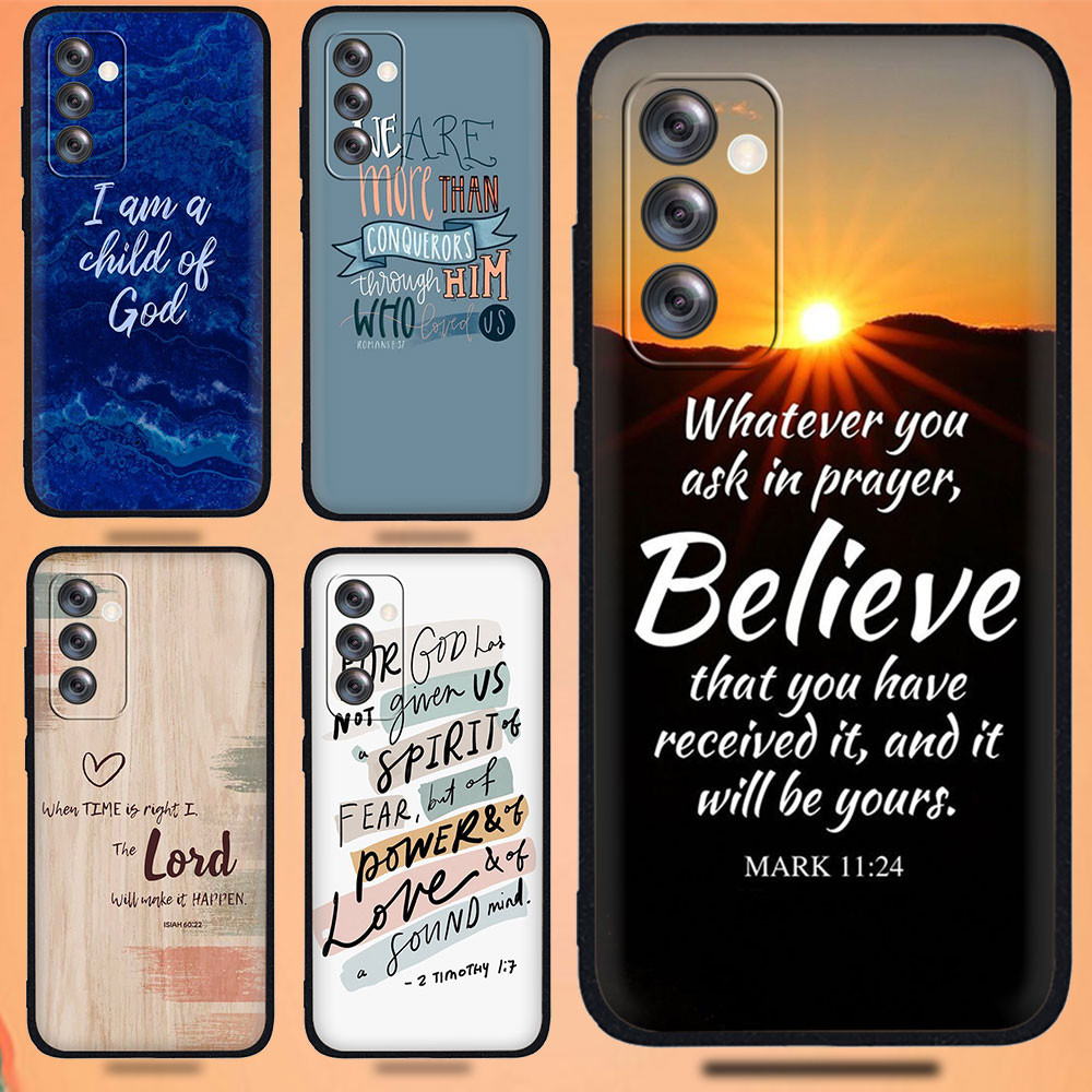 Oppo A3 Pro A3x K12x F25 Pro F27 A40 A60 A79 A80 Q808 Bible Verses Soft