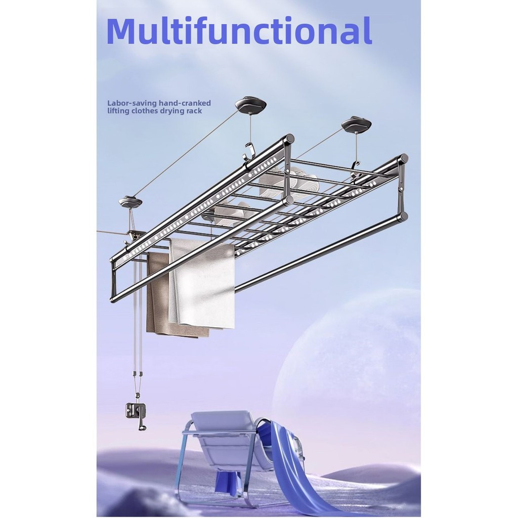 Balcony Lifting Clothes Hanger / drying rack / hanger dryer pole type ...