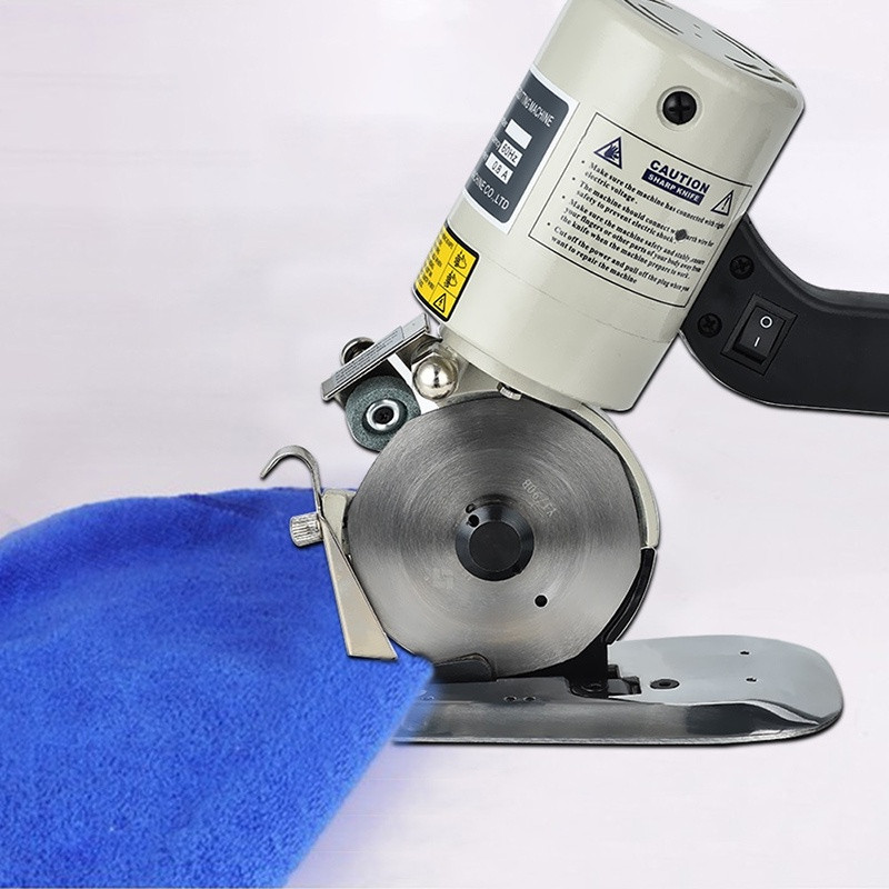 Electric Cloth Cutter Portable Round Knife Cloth Cutter 90mm Hand-held ...