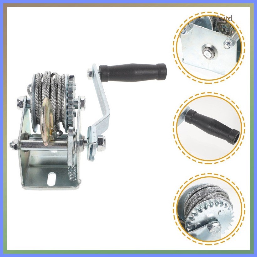 Small Winch Towing Hand Winch Trailer Winch Hand Crank Winch Heavy Duty ...