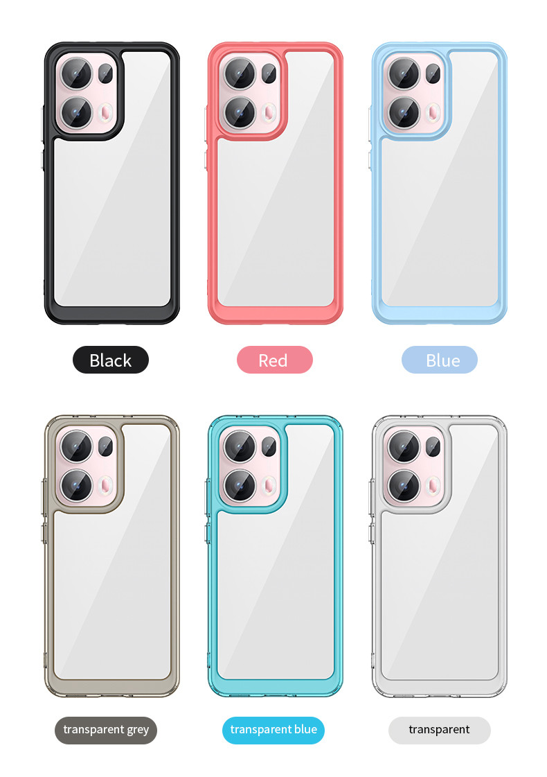 Lenuo Transparent Phone Case for Oppo Reno 13F 13 12 12F Reno13 F Pro ...