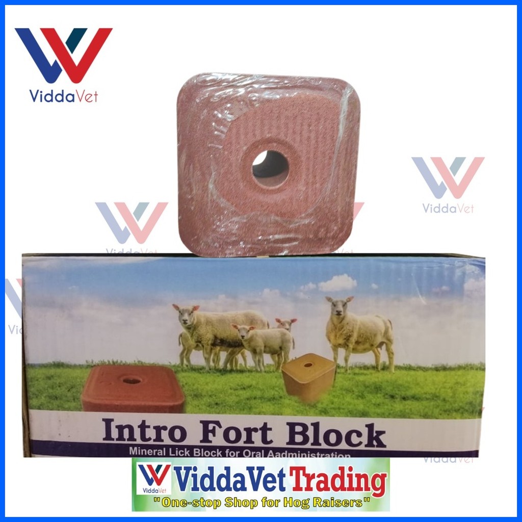 ۩ Imported Intro Fort Block Mineral Block 5kgs for Cattle Sheep Goat ...